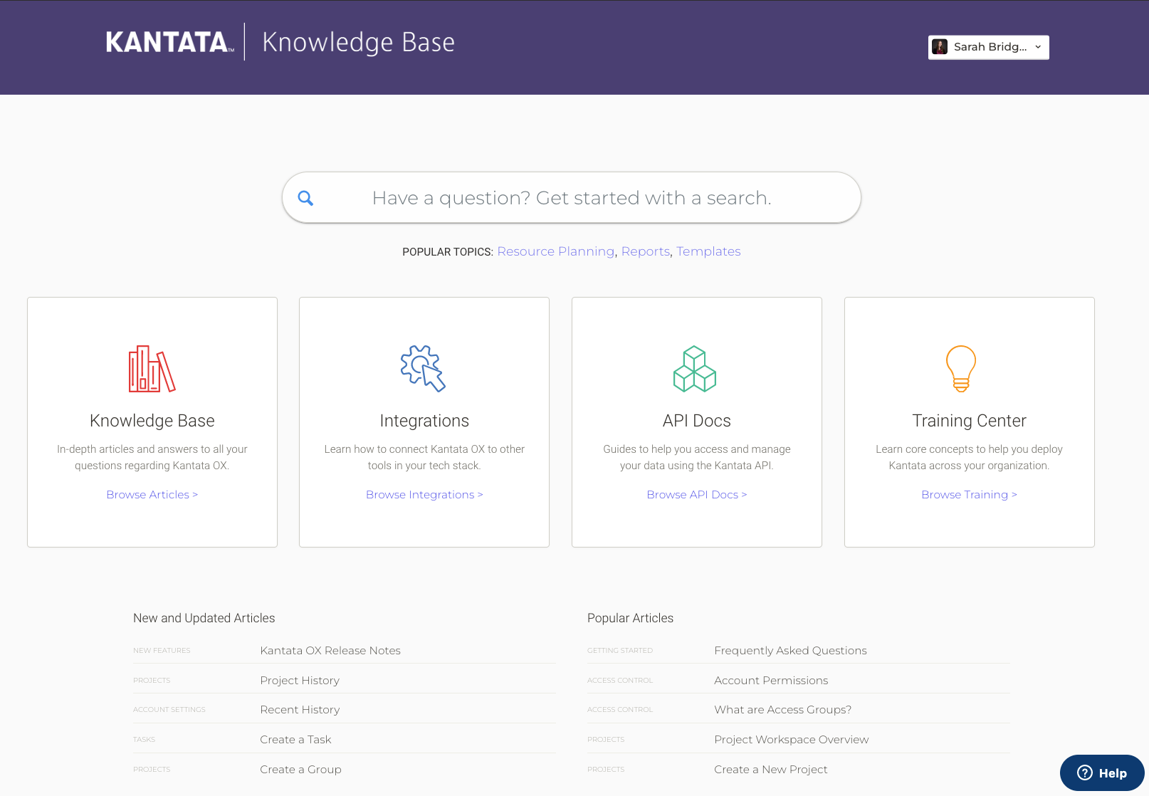 2022 Release Notes – Kantata Knowledge Base