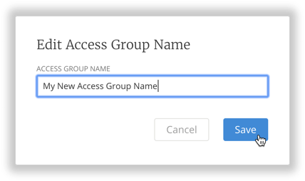 Edit or Delete an Access Group – Kantata Knowledge Base