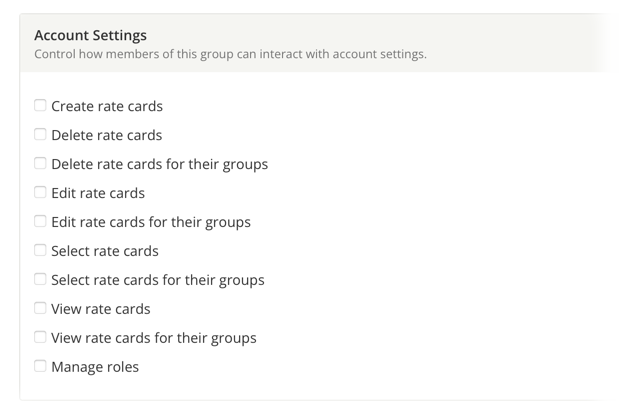 Access Groups Set: Account Settings – Kantata Knowledge Base